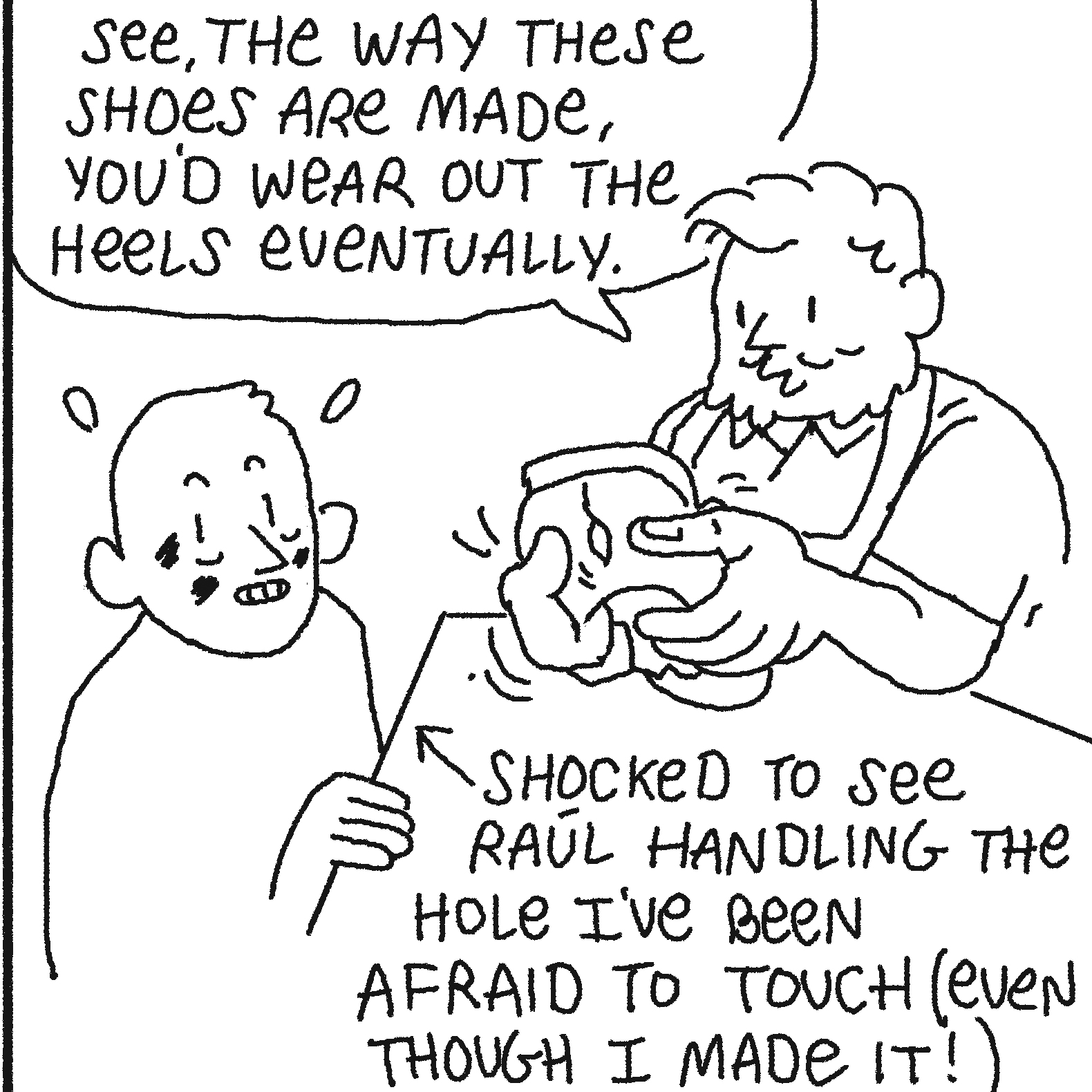 Style and Fashion Drawings: Advanced Shoe Repair – Put This On