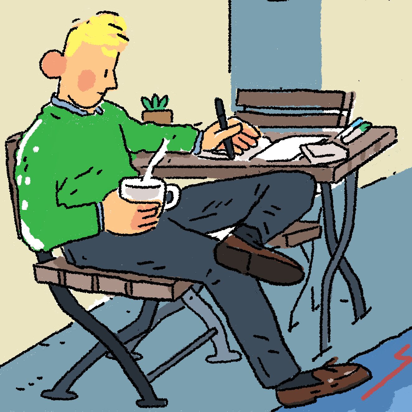 Style & Fashion Drawings: Emergency Denim Repair – Put This On