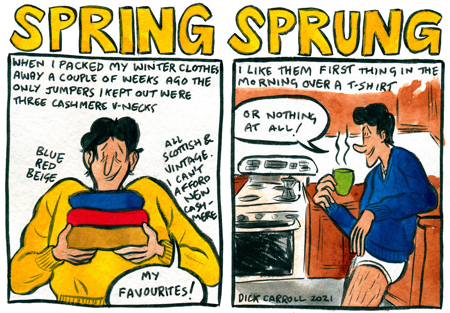 Style & Fashion Drawings: Spring Sprung – Put This On