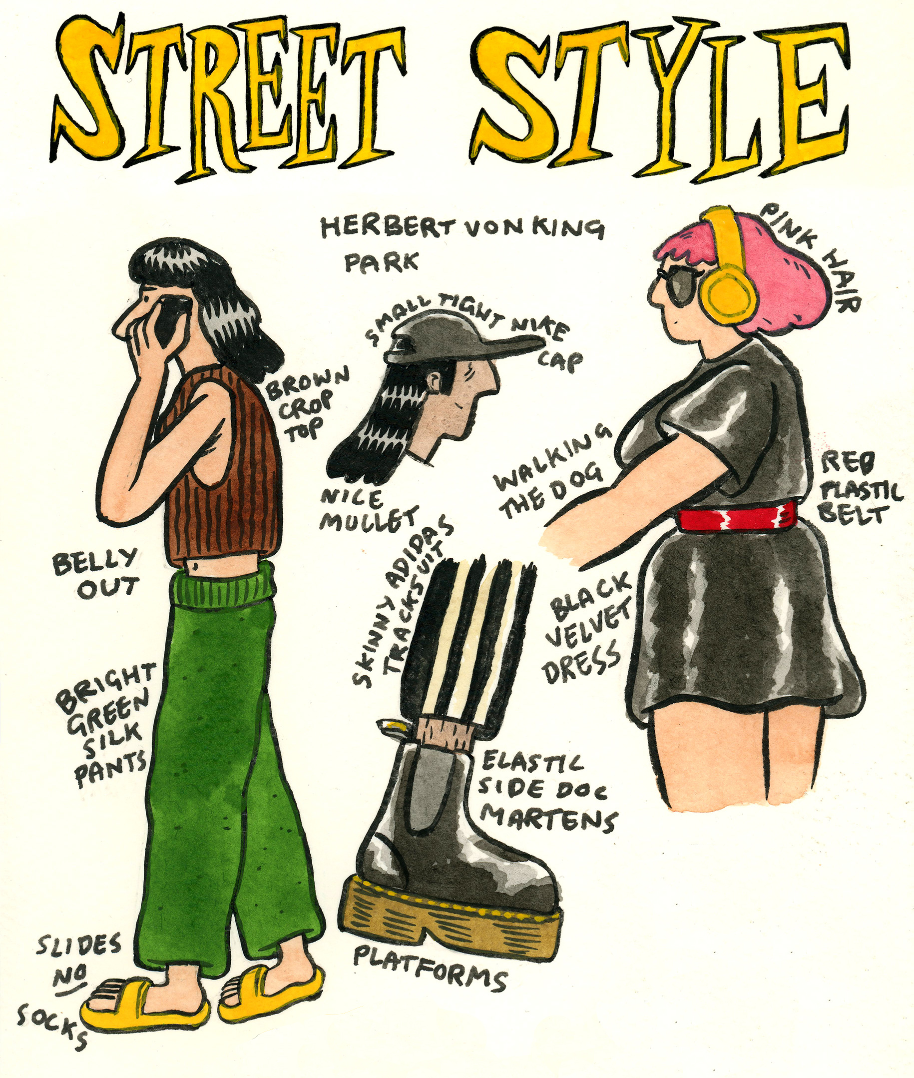Style & Fashion Drawings: Street Style – Put This On