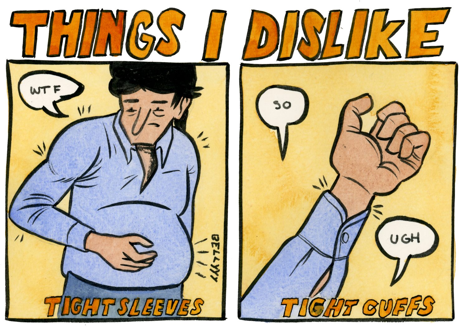 Style & Fashion Drawings: Things I Dislike – Put This On